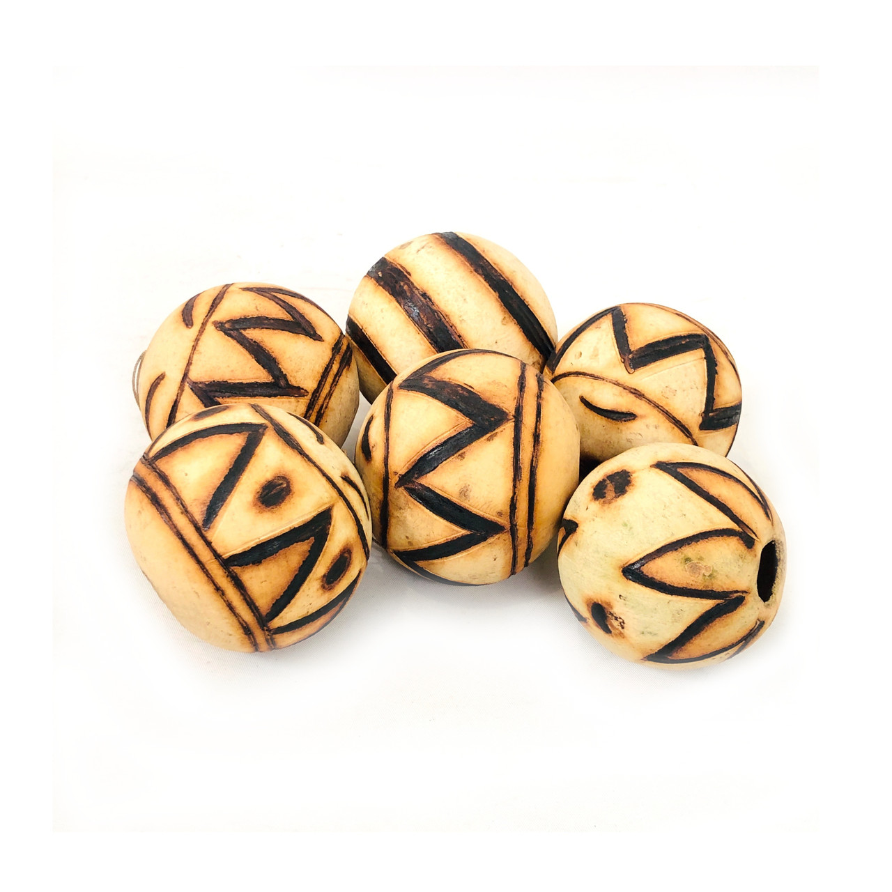 Marula Fruit Geo Balls | African Home Decor | Mbare