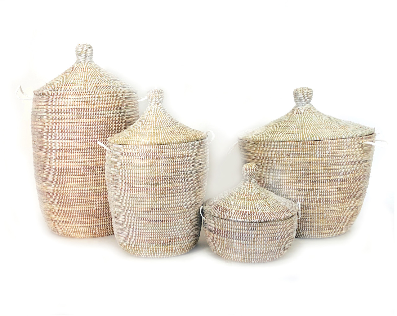 Large White Basket | Handmade Baskets | Mbare