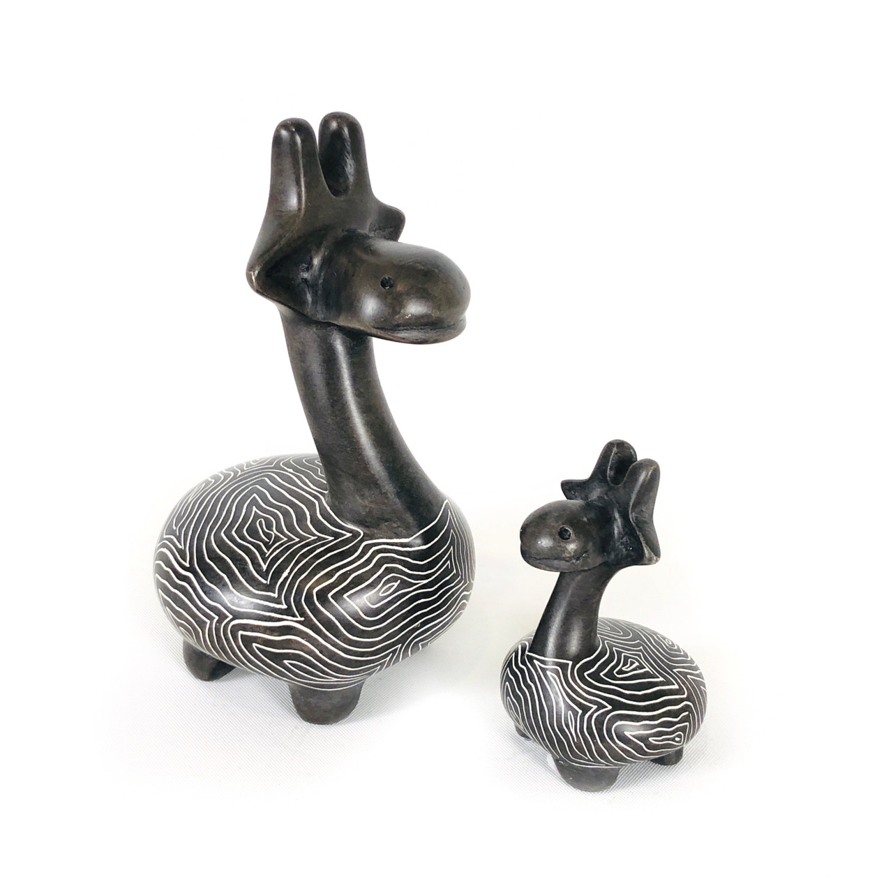 Funky Gray Giraffe | Soapstone Giraffe | Mbare