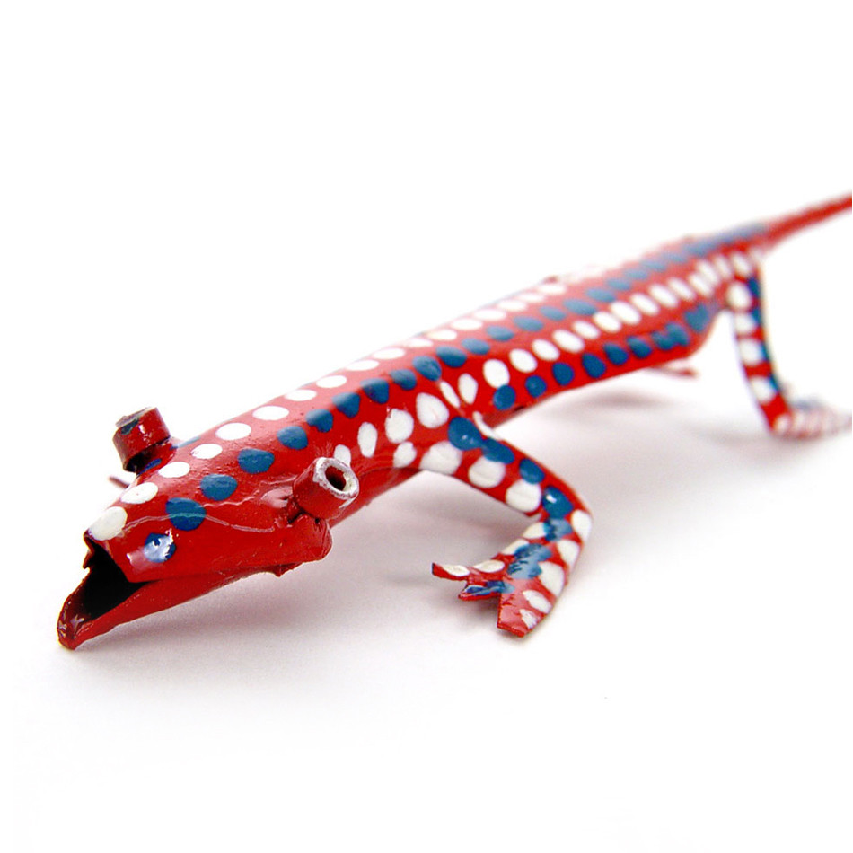 Tiny Tin Lizard | Tin Metal Sculpture | Mbare