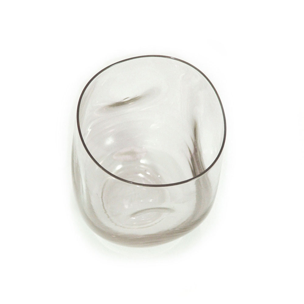 Dented Water Glass | Recycled Glass | Mbare