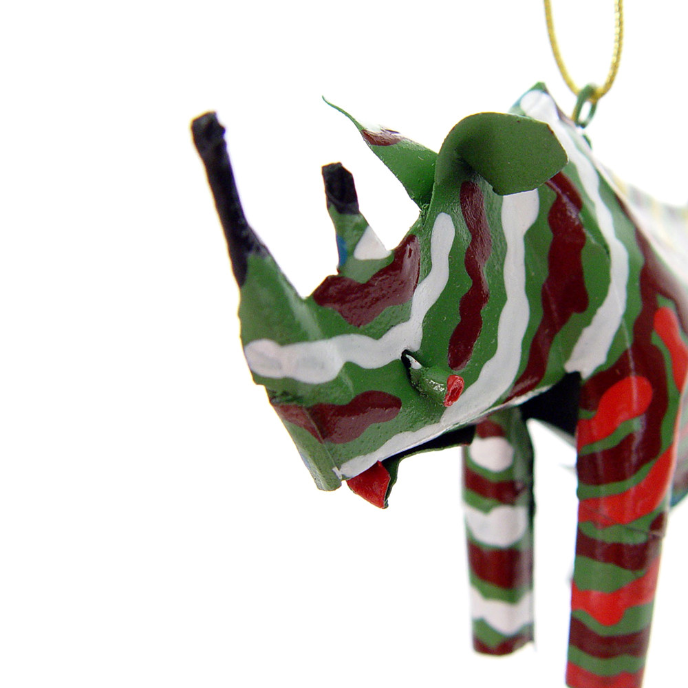 African Rhino Christmas Ornament | Mbare