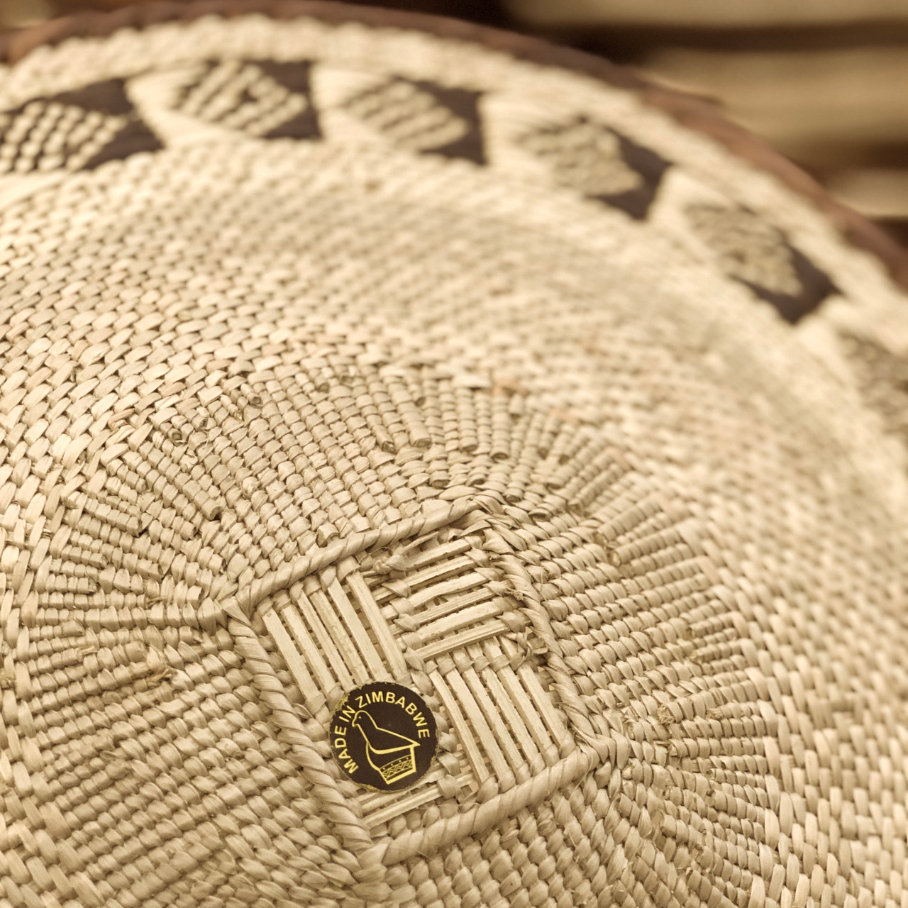Large African Tonga Basket | Wall Basket | Mbare