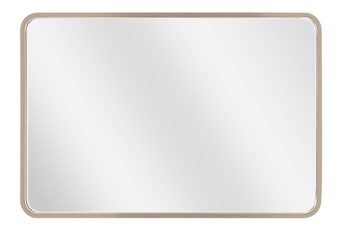 Monica 24"x 36" Framed Rounded Rectangular Edge Lit LED Mirror ...