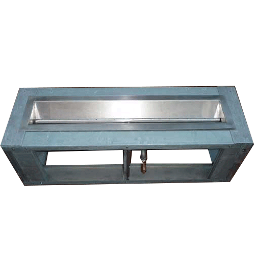 56" Gas Fire Trough w/ 4" wide deck (Manual Gas Burner) | Flame Creation