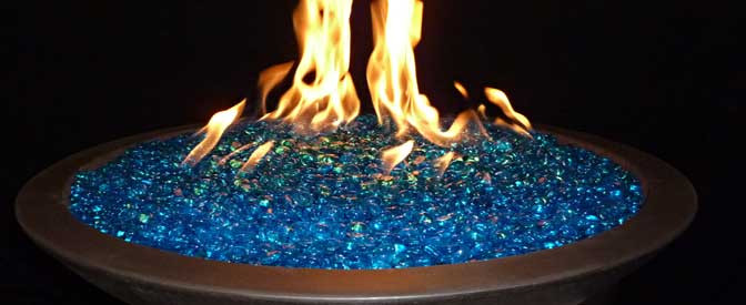 Aqua Blue Fire Beads | Flame Creation