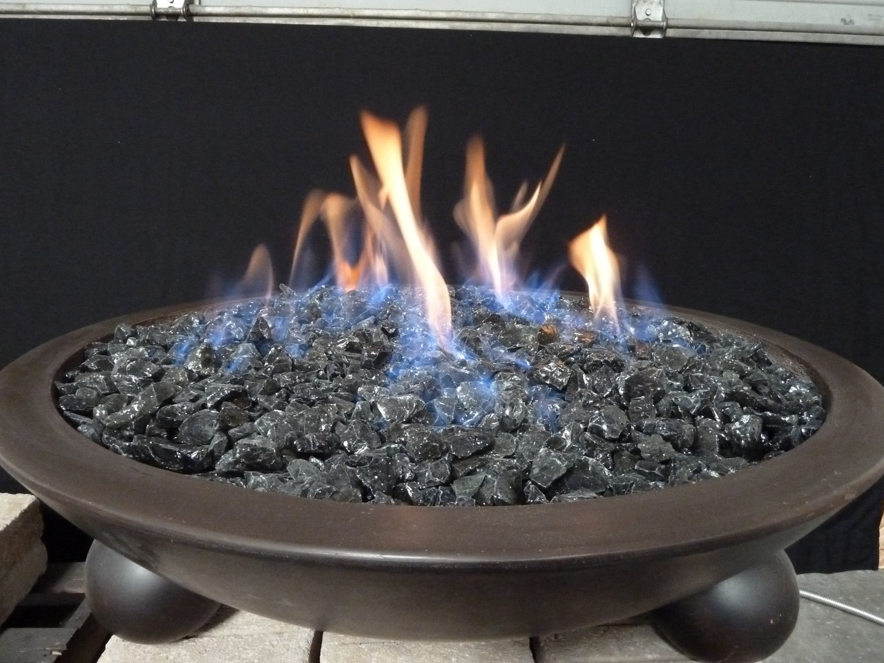 Large Gray Fire Glass | Flame Creation