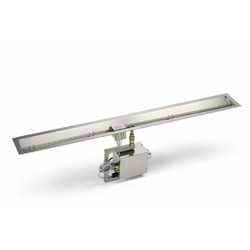 96" x 6" Electronic Ignition Linear Burner Assembly | Flame Creation