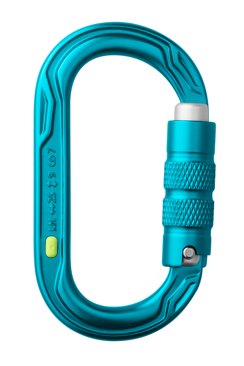 Edelrid Oval Power 2500 Carabiner Icemint Triple w/ NFC
