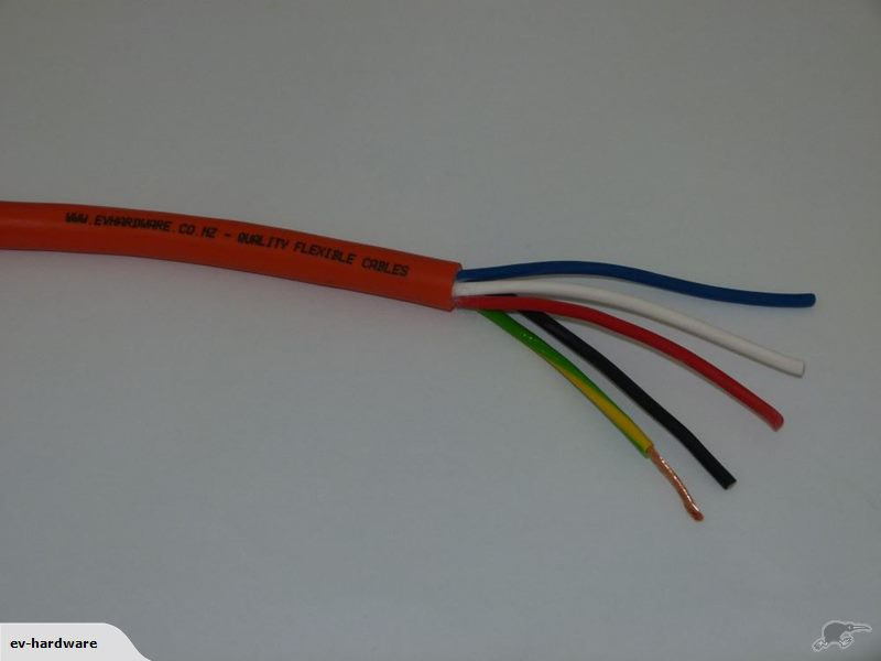 6mm² x 5 Core Flexible Cable - NZEV Limited