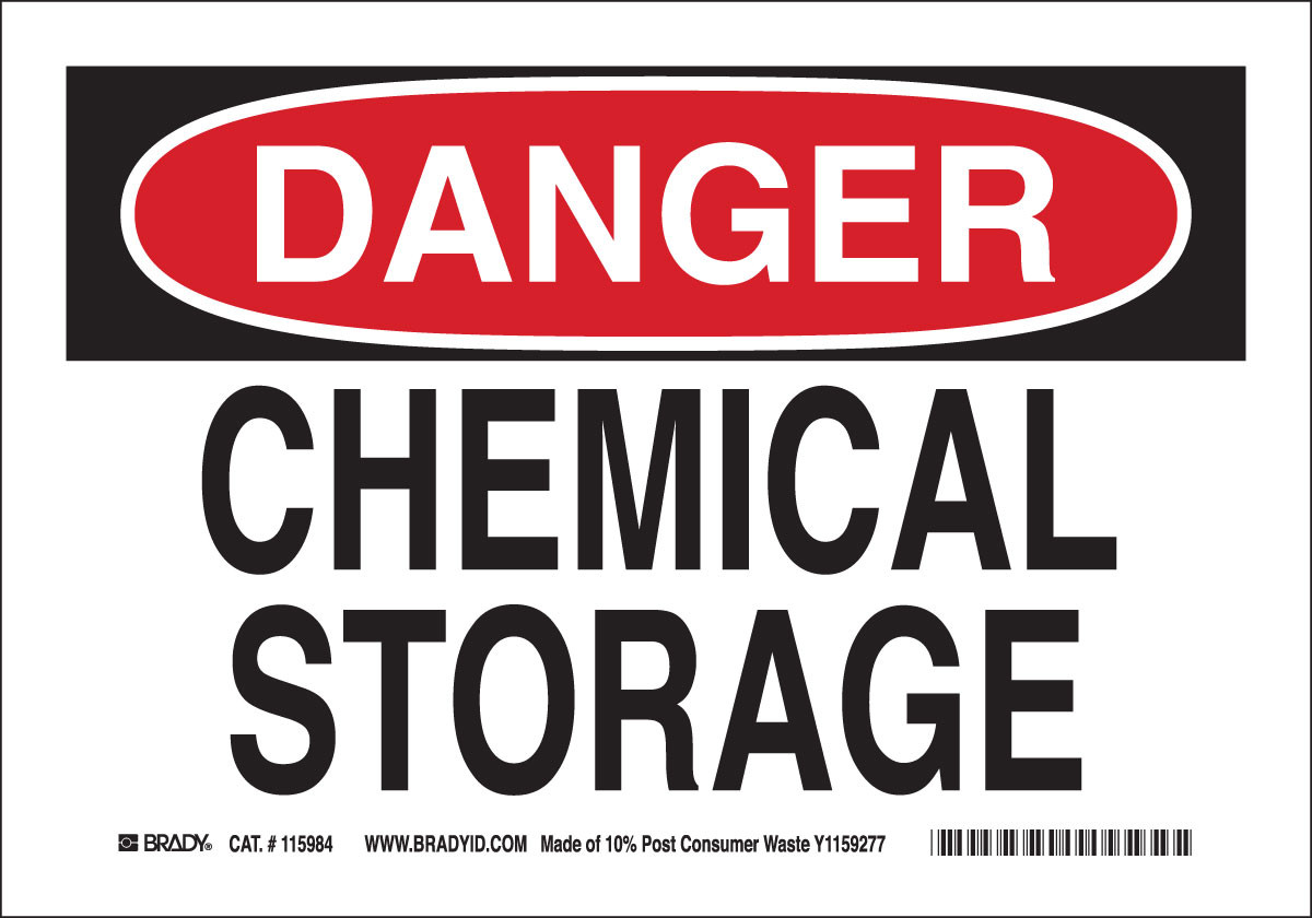 Brady Label (Sign) - 118205-BRADY | Thermal Printer Supplies