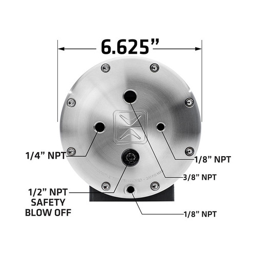 ENDO-VT Air Tank w/ VIAIR 444C Chrome Compressor