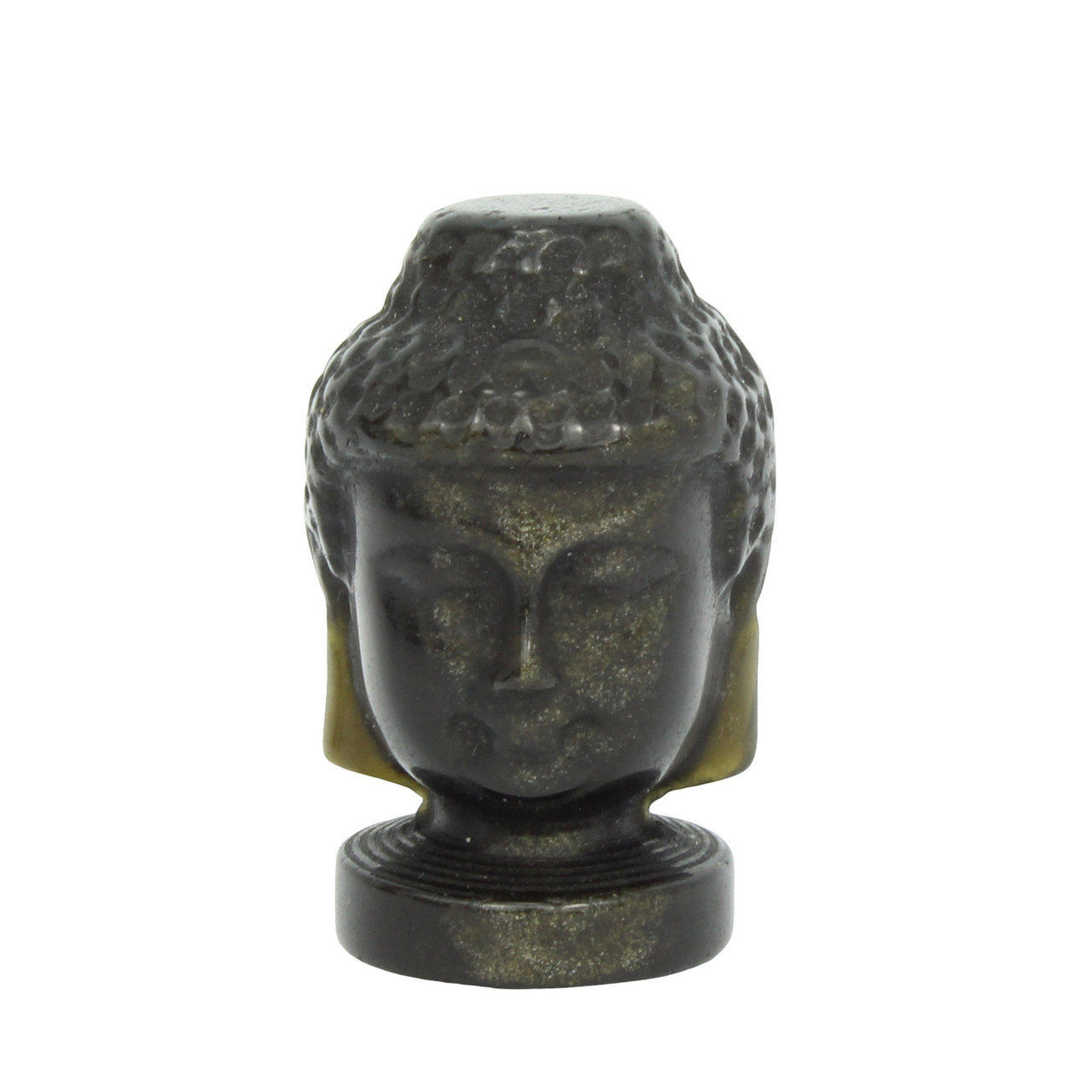 Black Obsidian Small Buddha Head