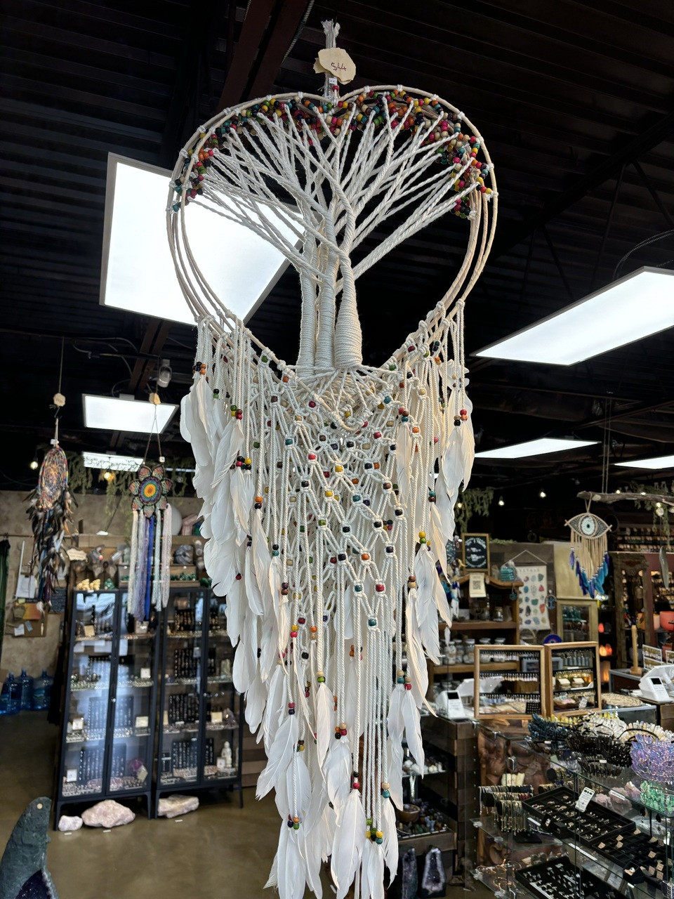 Macramé Heart Wall Hanging | Handwoven Boho Home Decor