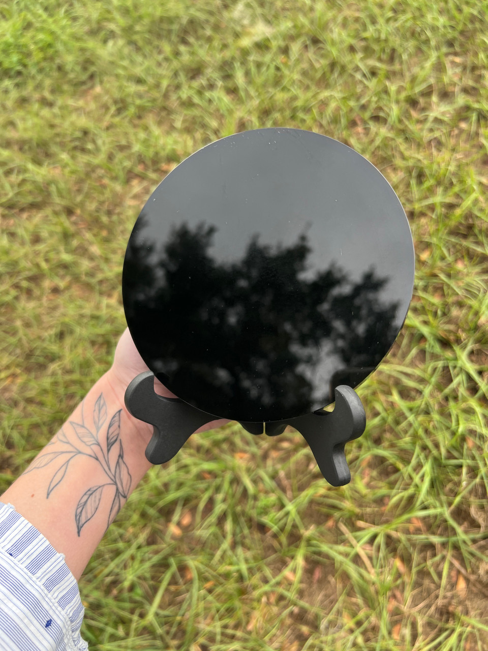 Obsidian Scrying Mirror - Sizes Vary