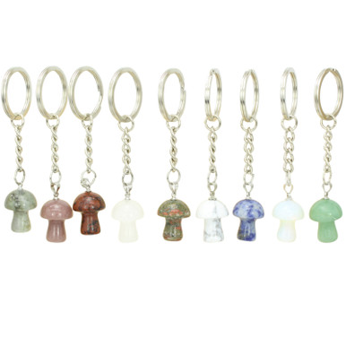 Mushroom Keychain (Stone Vary)