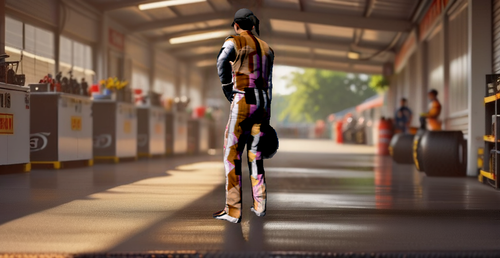 Neon Galaxy Race Suit - IRacing Paints