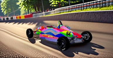 Vibrant Racecar Palette - IRacing Paints