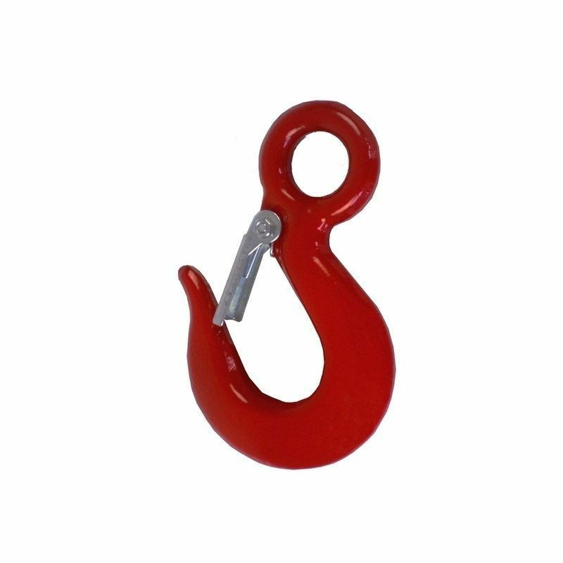 PORTALBLE WINCH SAFETY HOOK WITH SPRING LOADED GATE