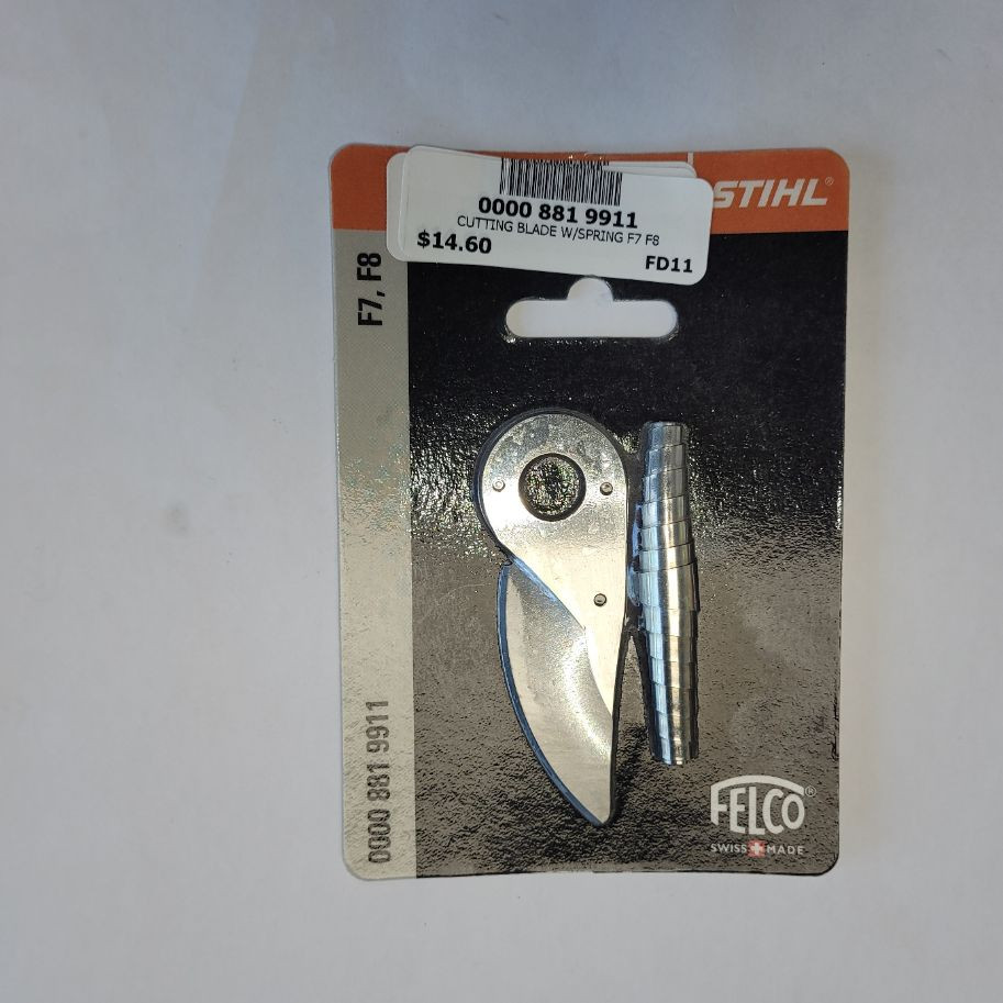 STIHL CUTTING BLADE W/SPRING FOR PRUNERS F7 F8