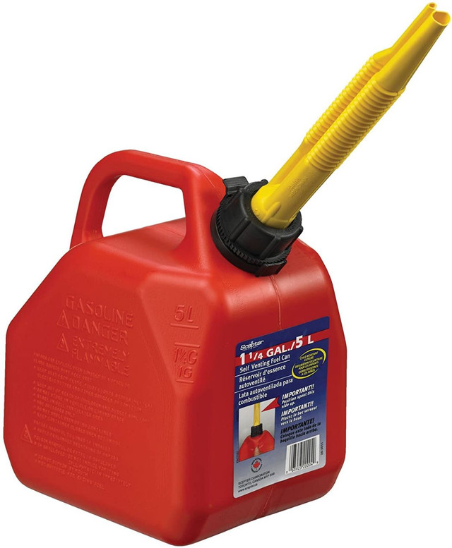 SCEPTER 6 LITER GAS CAN AND 2.5 LITER OIL CAN COMBO