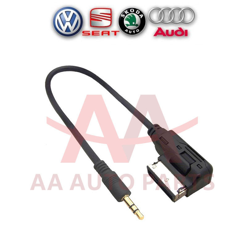Audi Volkswagen Skoda AMI MDI MMI MEDIA-IN Interface Aux Adaptor Cable ...
