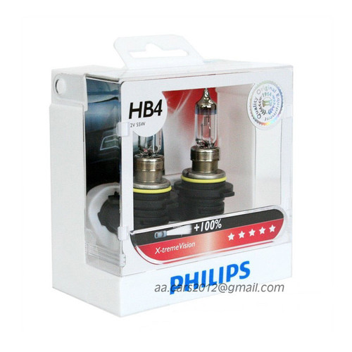 GENUINE Philips HB4 9006 X-treme xtreme extreme Vision +100% +35m beam ...