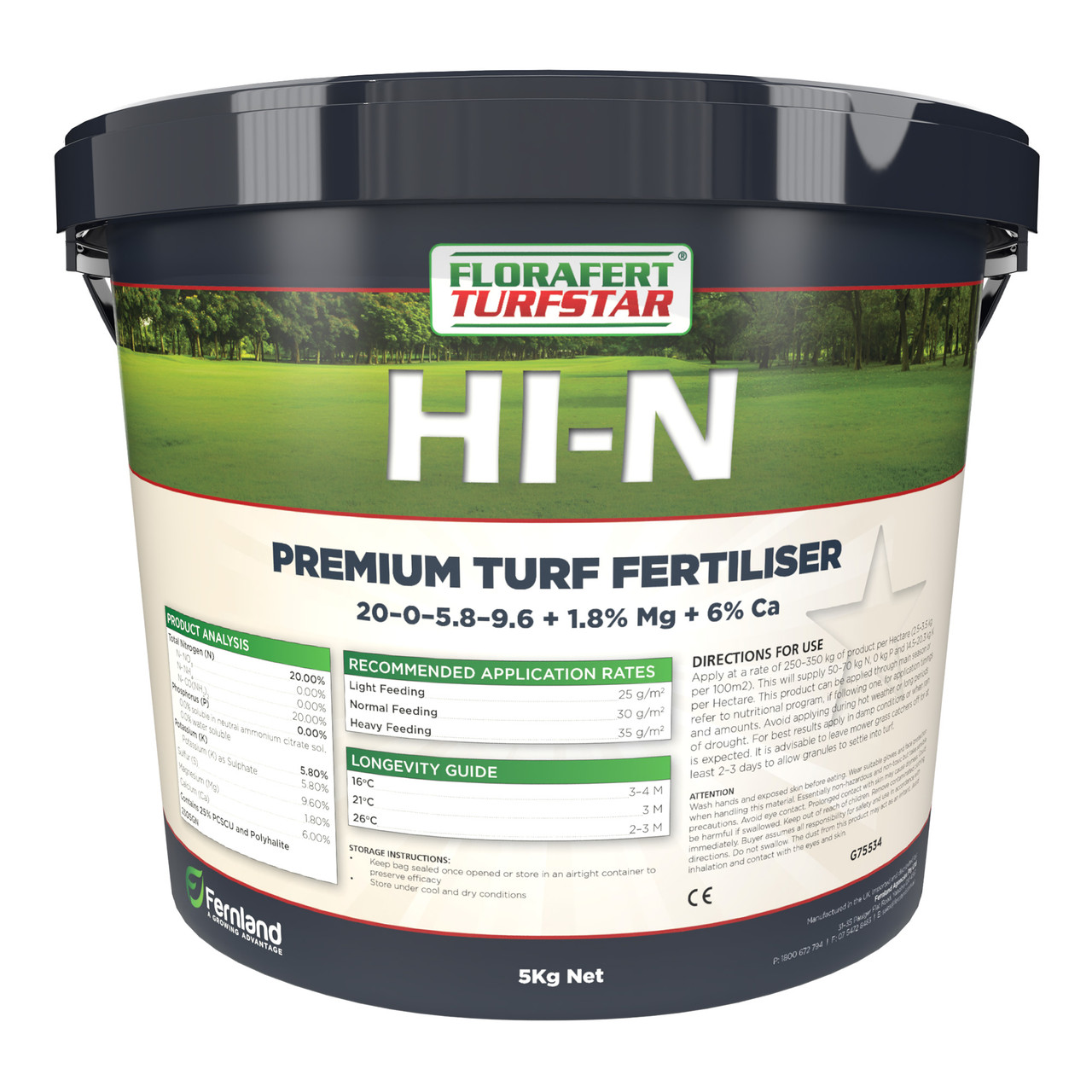 FloraFert TurfStar TurfStar Hi-K Turf Fertiliser | Fernland