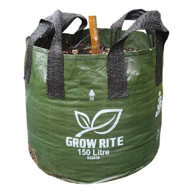 GrowRite XHD Woven Plastic Plant Bag with 4 Handles, 150L | Fernland