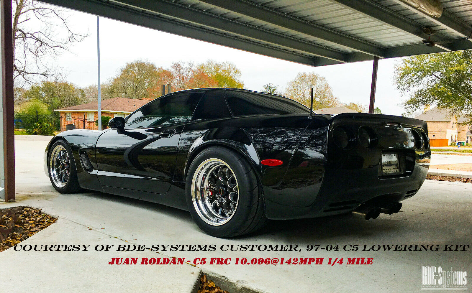 BDE-Systems presents the 1997-2004 Corvette C5 Complete Lowering Kit