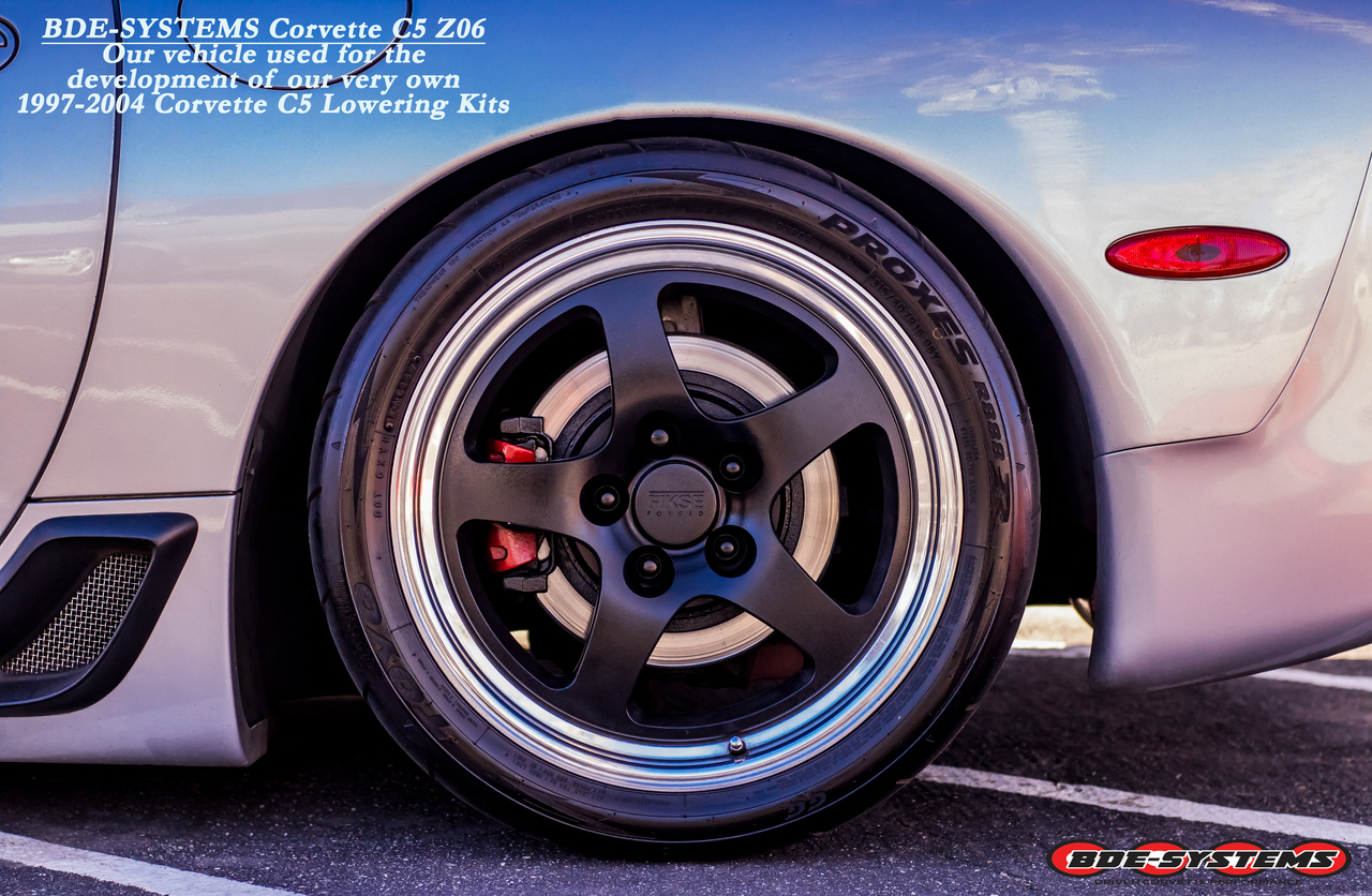 BDE-Systems presents the 1997-2004 Corvette C5 Complete Lowering Kit