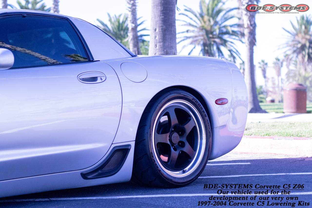 BDE-Systems presents the 1997-2004 Corvette C5 Complete Lowering Kit