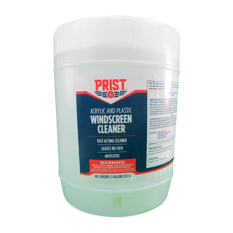 Prist Glass/Plexi Cleaner 5 Gal Pail - Business Aircraft Consumables