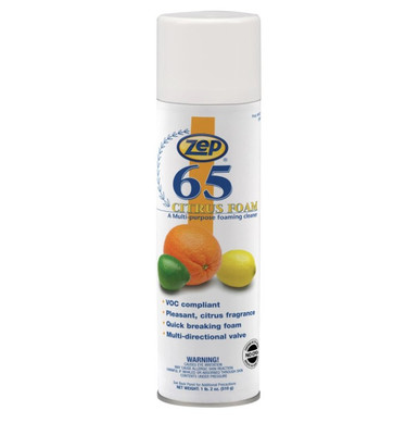 Zep 65 Citrus Foam Cleaner, 18 oz - Business Aircraft Consumables