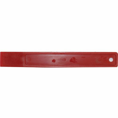 Red Non-Metallic Sealant Scraper, 3/4 X 6 - Business Aircraft Consumables