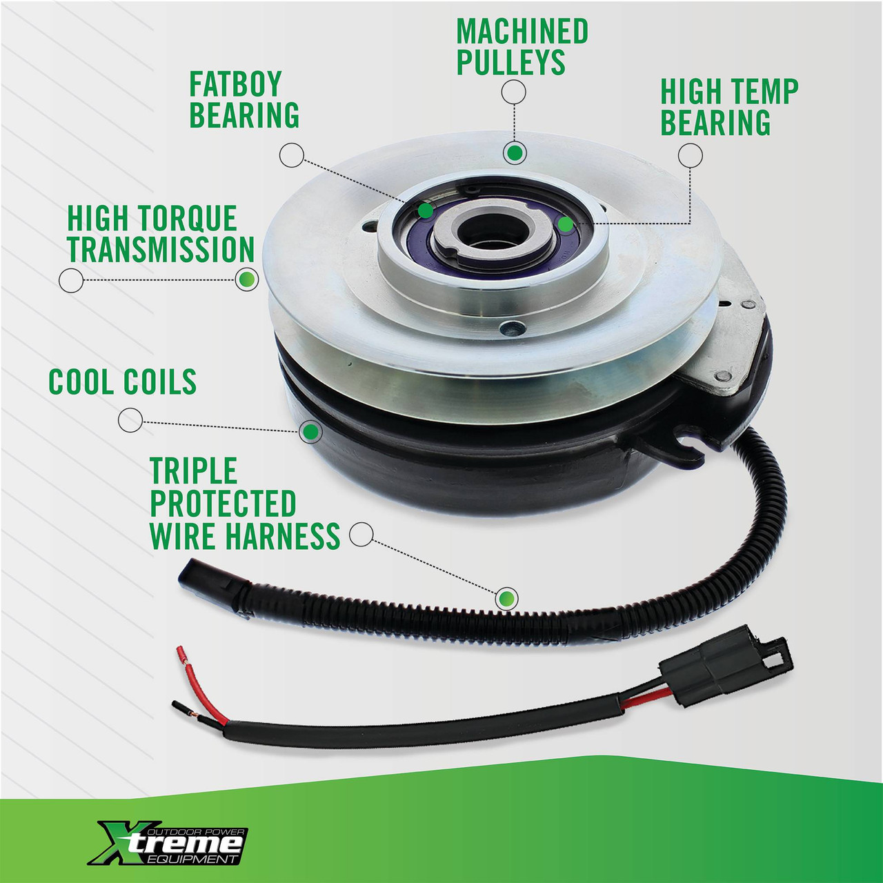 PTO Clutch for Hustler 931725, 932012, 932020, 932038, 932046 603336K