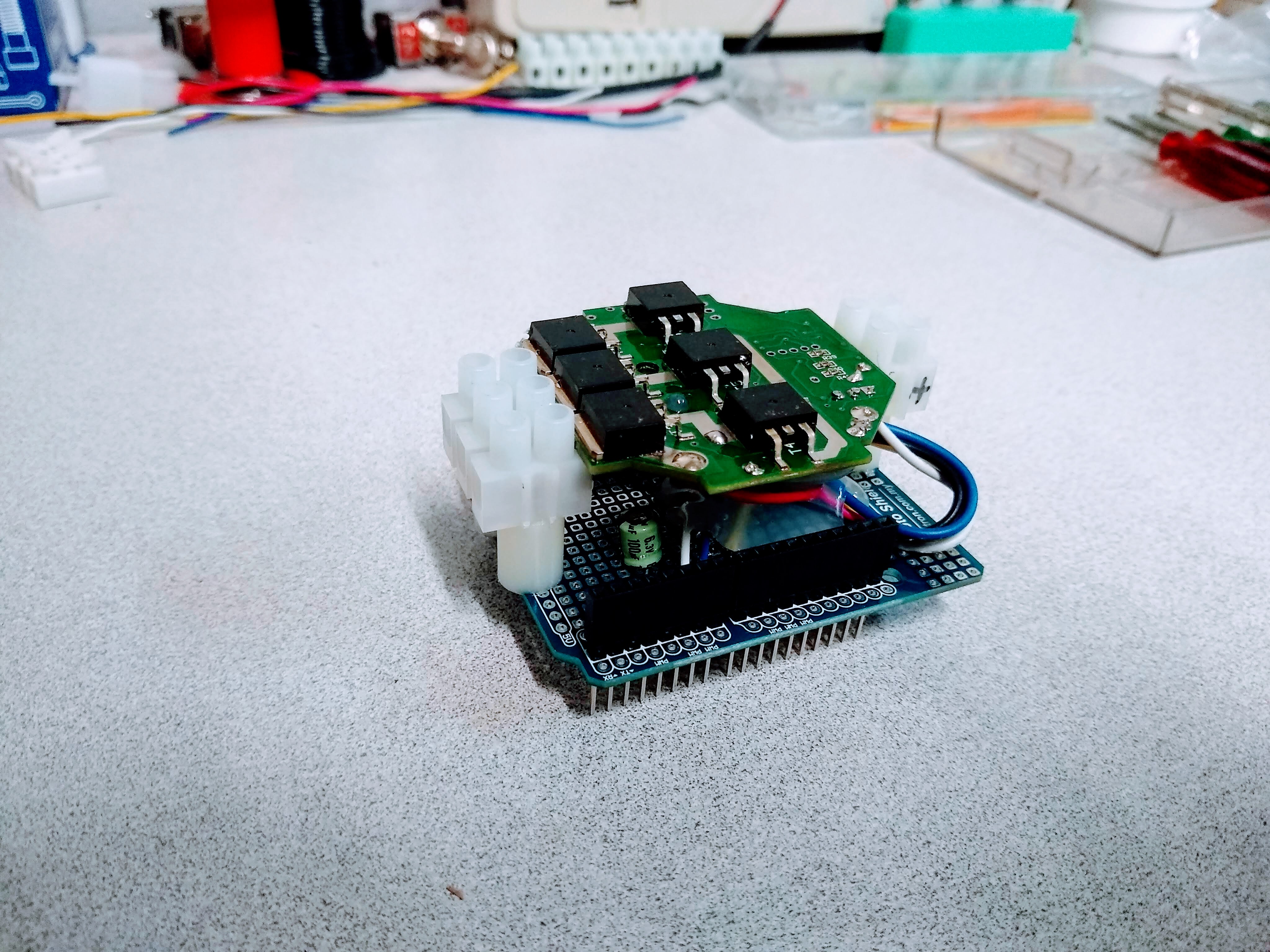 Making a Prototype BLDC Motor Driver Shield Using PN00218-CYT11 ...