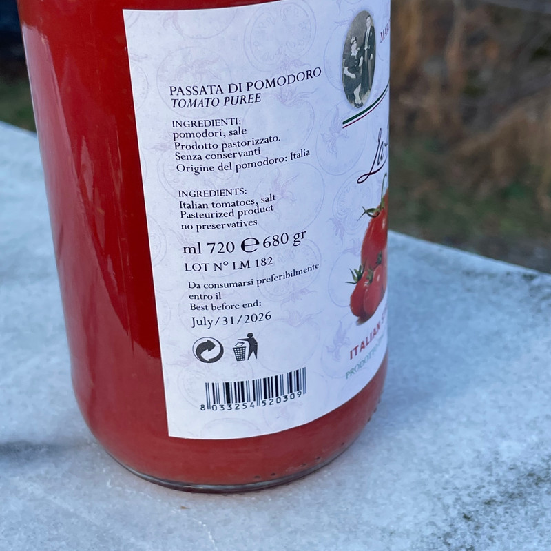 PASSATA, from Calabria- Marchio Brand - Fortuna's Sausage & Online Market