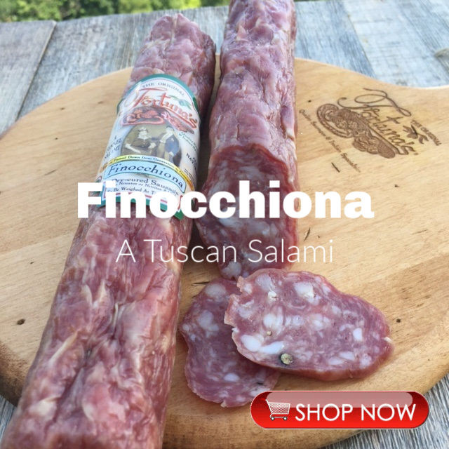 Finocchiona Salami - Fortuna's Sausage & Online Market