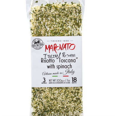 Tiberino's Real Italian Meals -Risotto "Toscana" with spinach