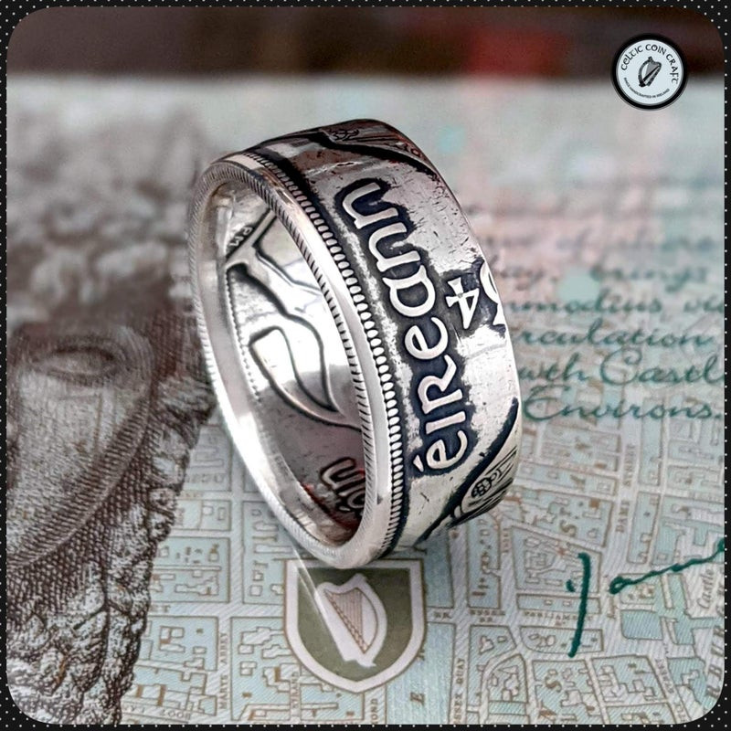 Irish Coin Rings - Celtic Coin Craft