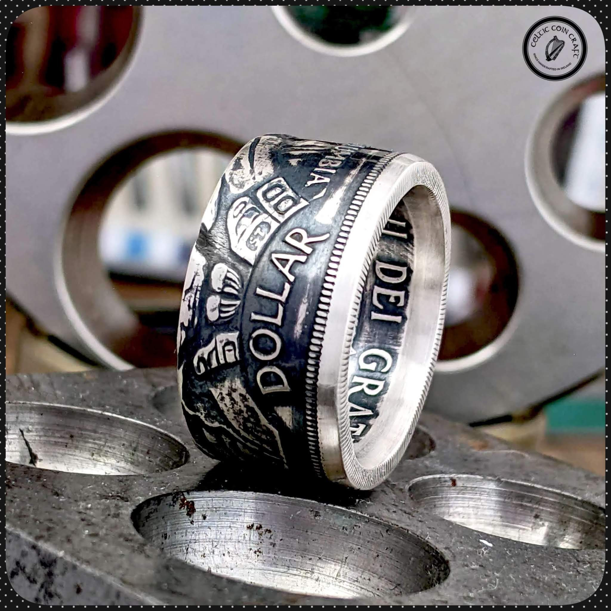 Morgan Silver Dollar Coin Ring