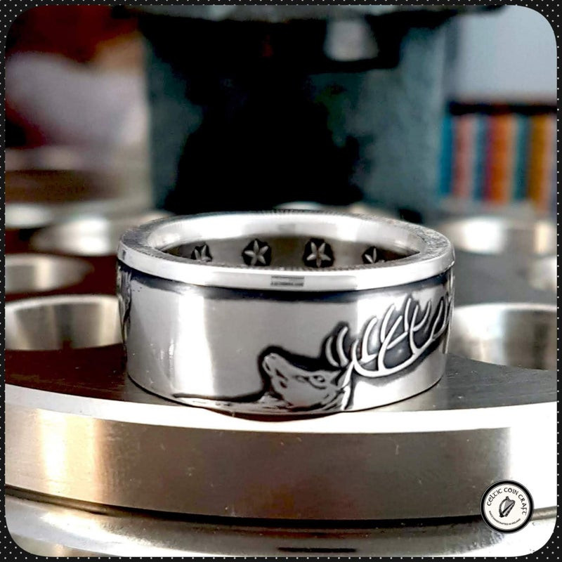 Morgan Silver Dollar Coin Ring