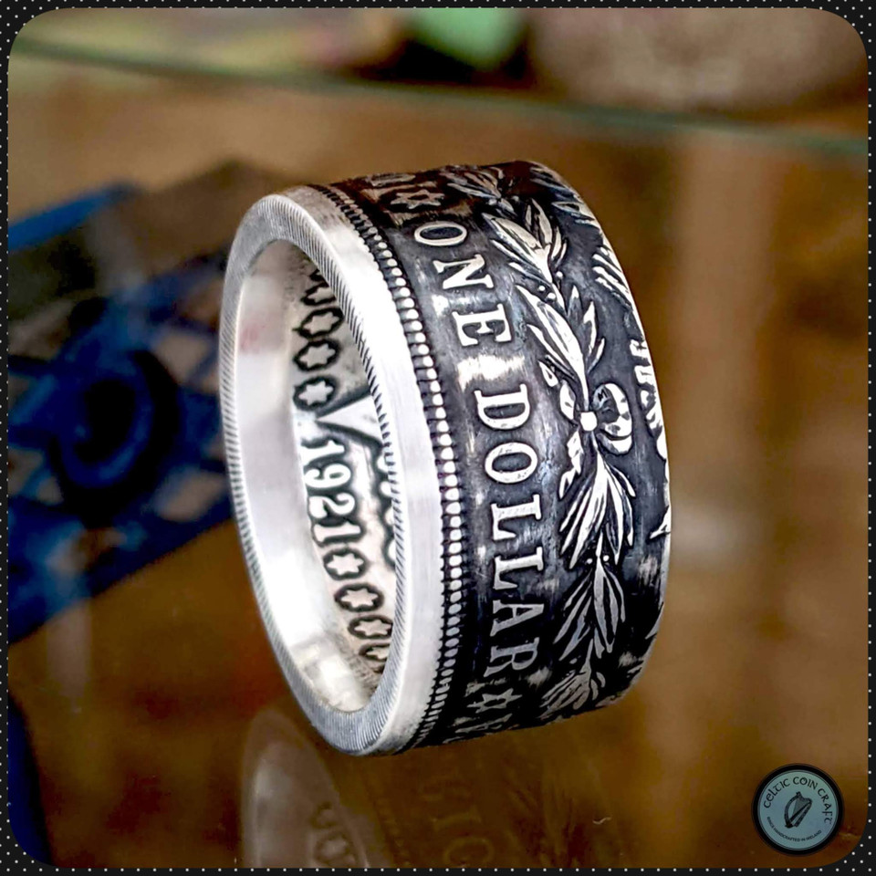 Morgan Silver Dollar Coin Ring