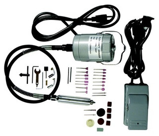 Deluxe Rotary Tool Kit With Flex Shaft And Foot Control