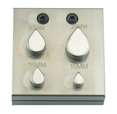 Jewelry Disc Cutter Tear Drop Shape