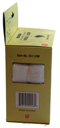 40 White Self-Adhesive Hook & Loop Fastener Dispenser