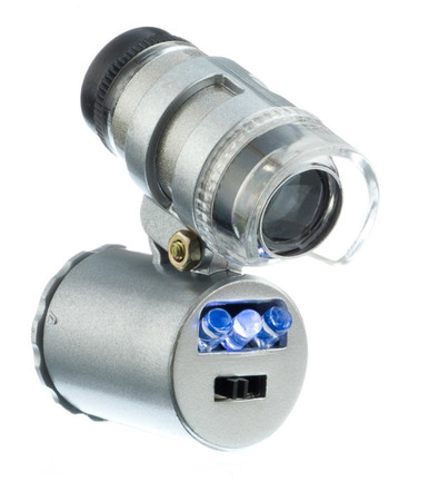 (20x) Illuminated Mini UV/LED Microscope