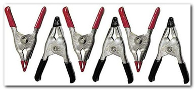 Mini Metal Spring Clamp 2" 6PC