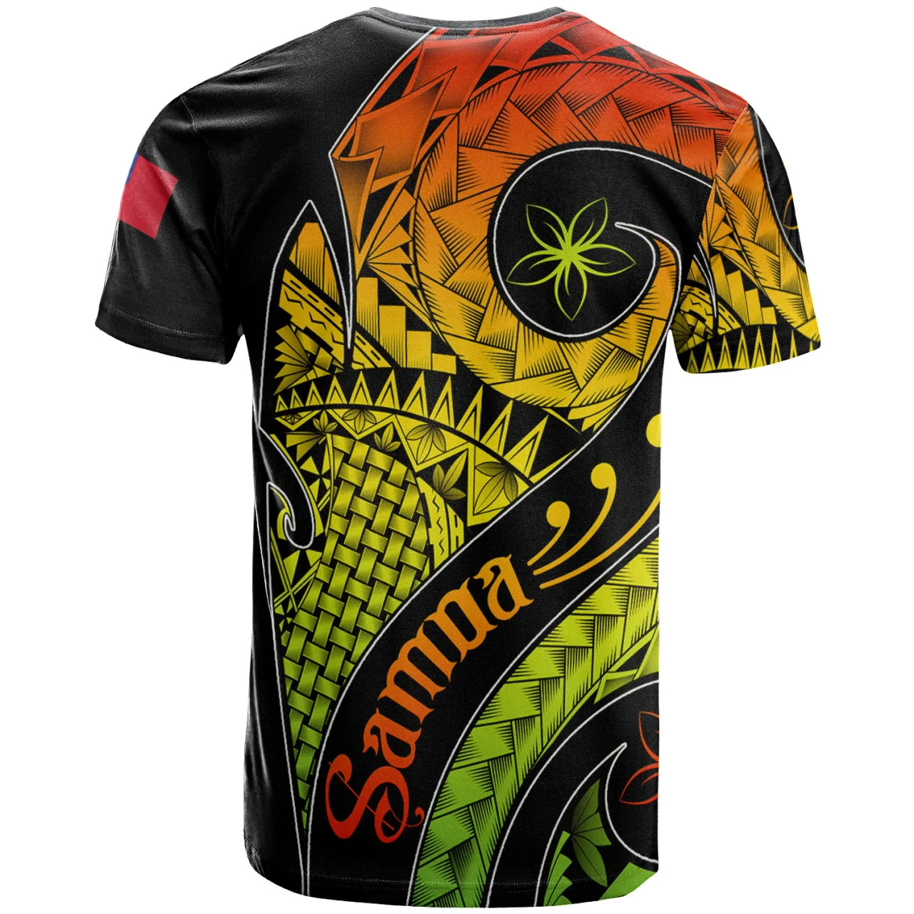 Samoa Personalised T Shirt Samoa Polynesian Decorative Patterns
